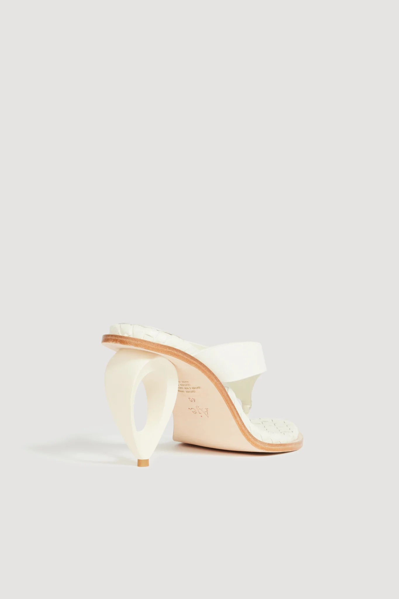 Eternal Sculptural Heel Sandal - Aje